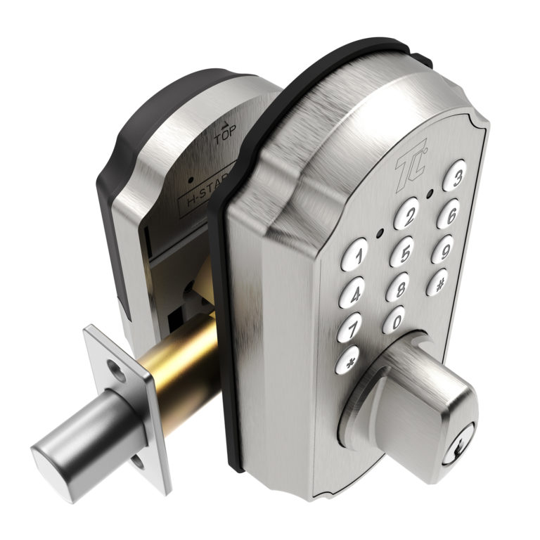 TURBOLOCK TL114 Keyless Door Lock with Keypad and Voice Prompts ...